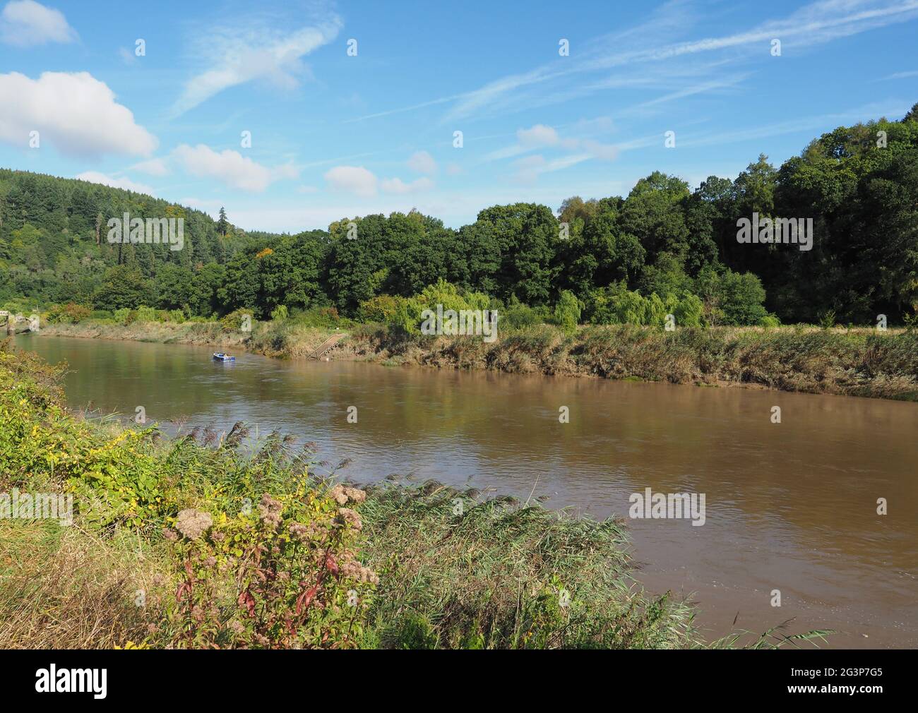 River Wye in Tintern Stock Photo - Alamy