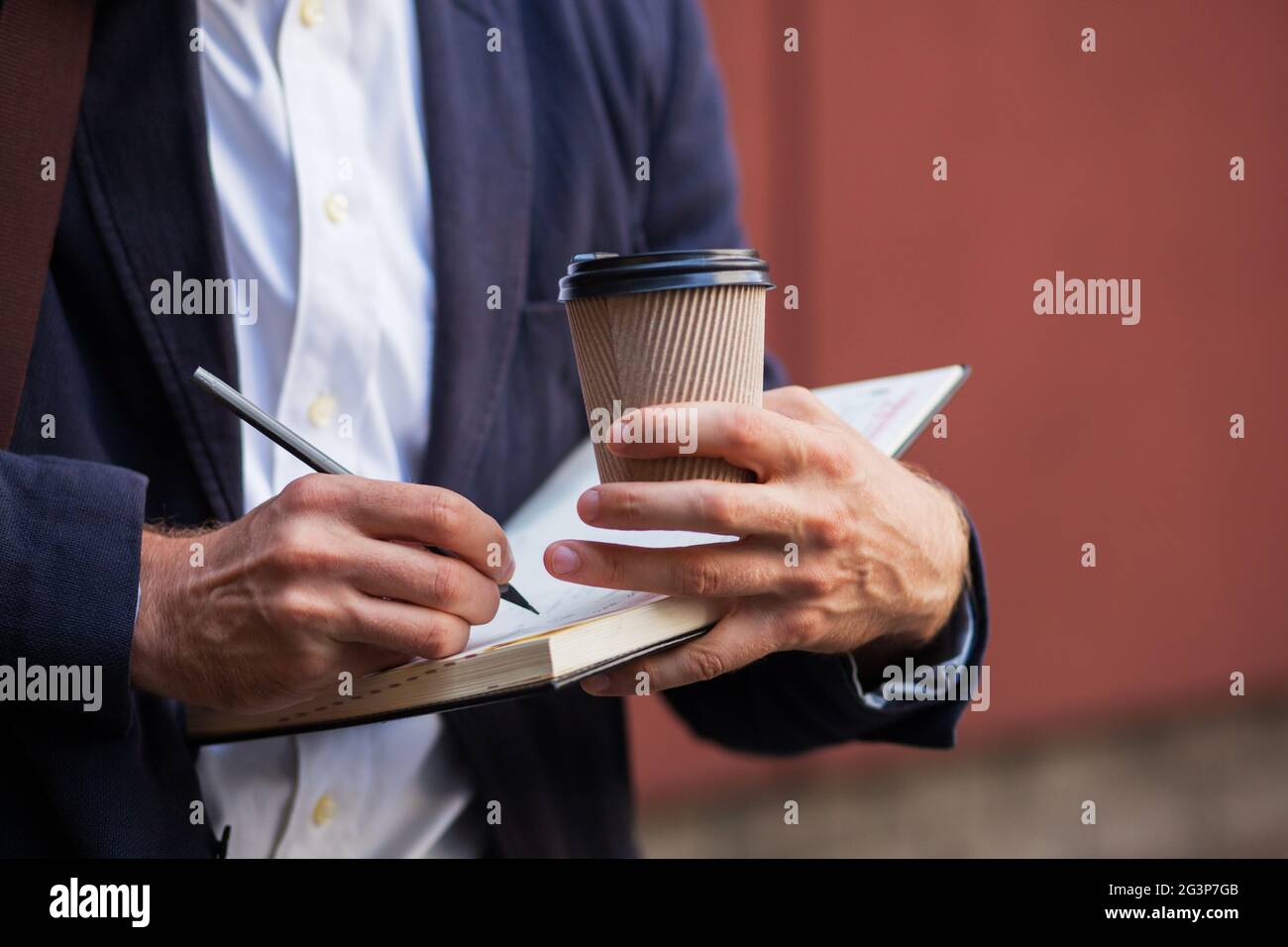 With a notepad for writing hi-res stock photography and images - Alamy
