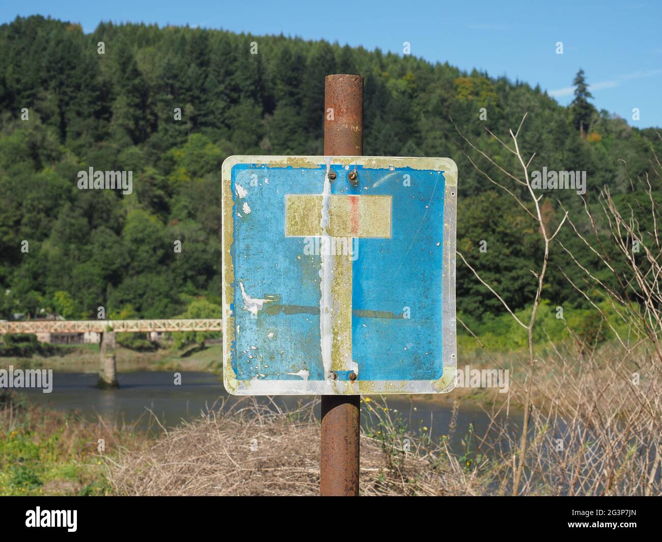 No through road sign Stock Photo - Alamy