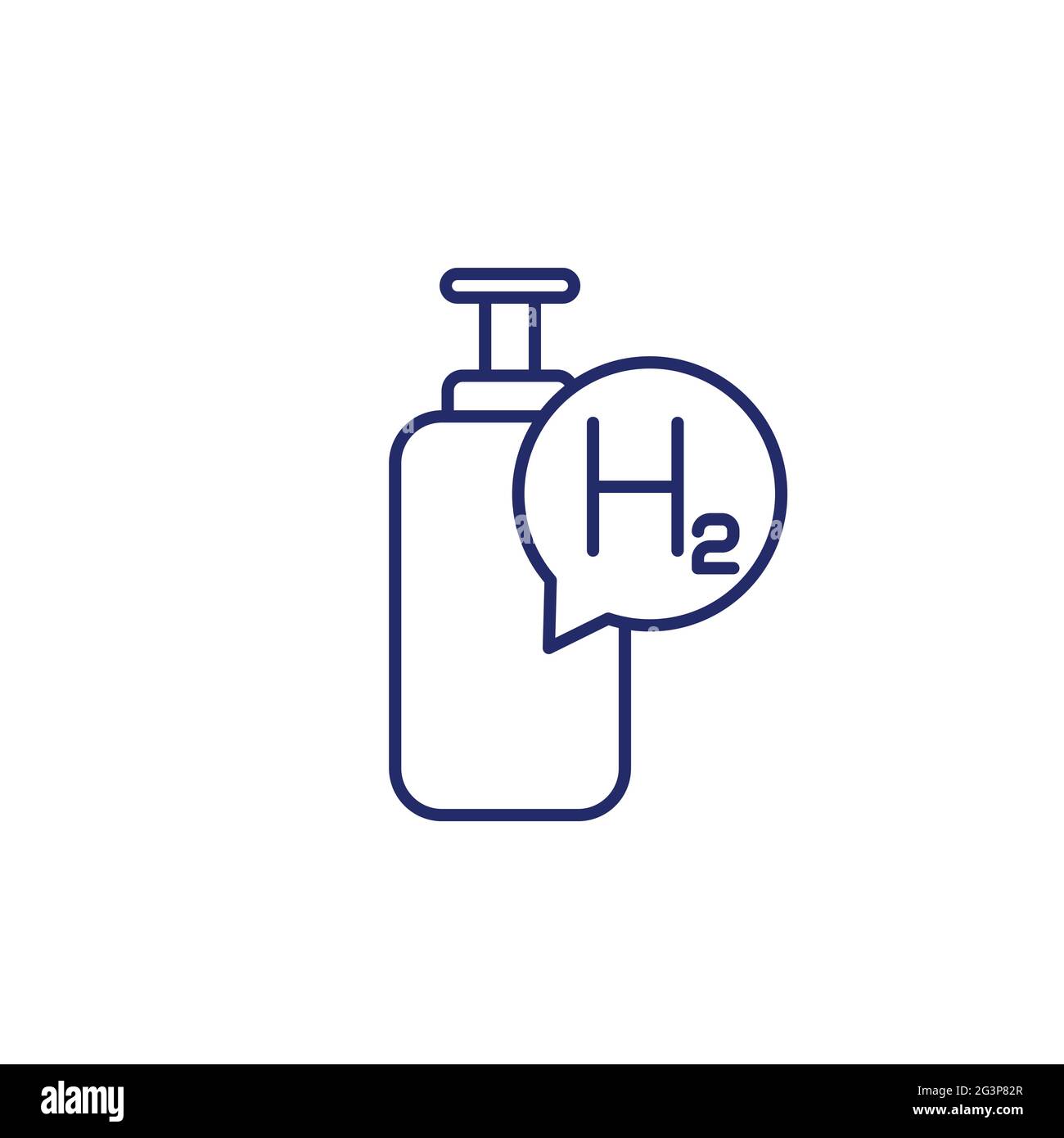 Hydrogen tank icon on hi-res stock photography and images - Alamy