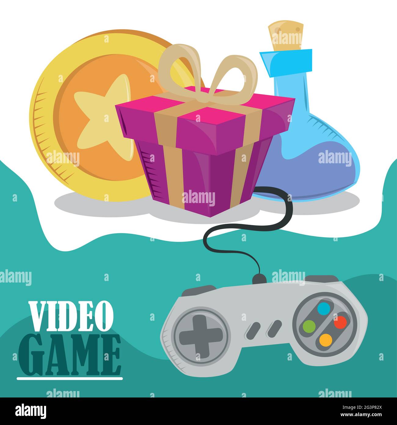video game poster Stock Vector Image & Art - Alamy