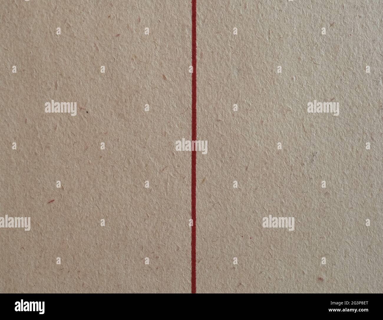 Brown cardboard texture with vertical red line Stock Photo - Alamy