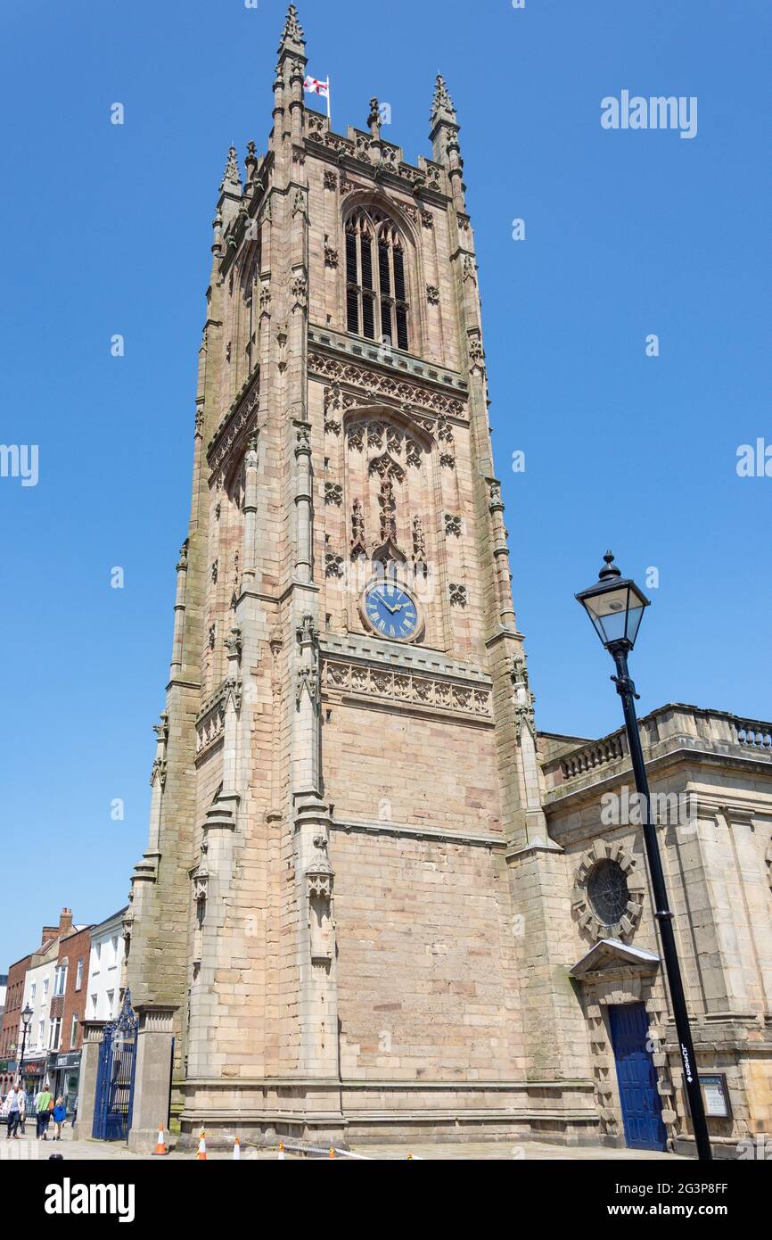 Derby Cathedral, Iron Gate, Cathedral Quarter, Derby, Derbyshire ...