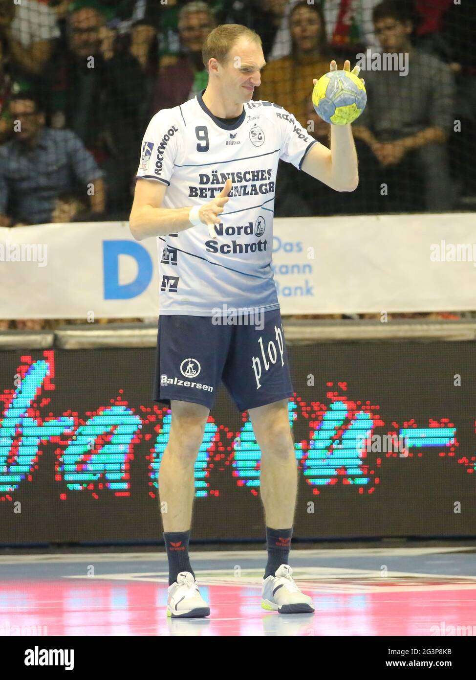 German handball player Holger Glandorf SG Flensburg-Handewitt Liqui ...