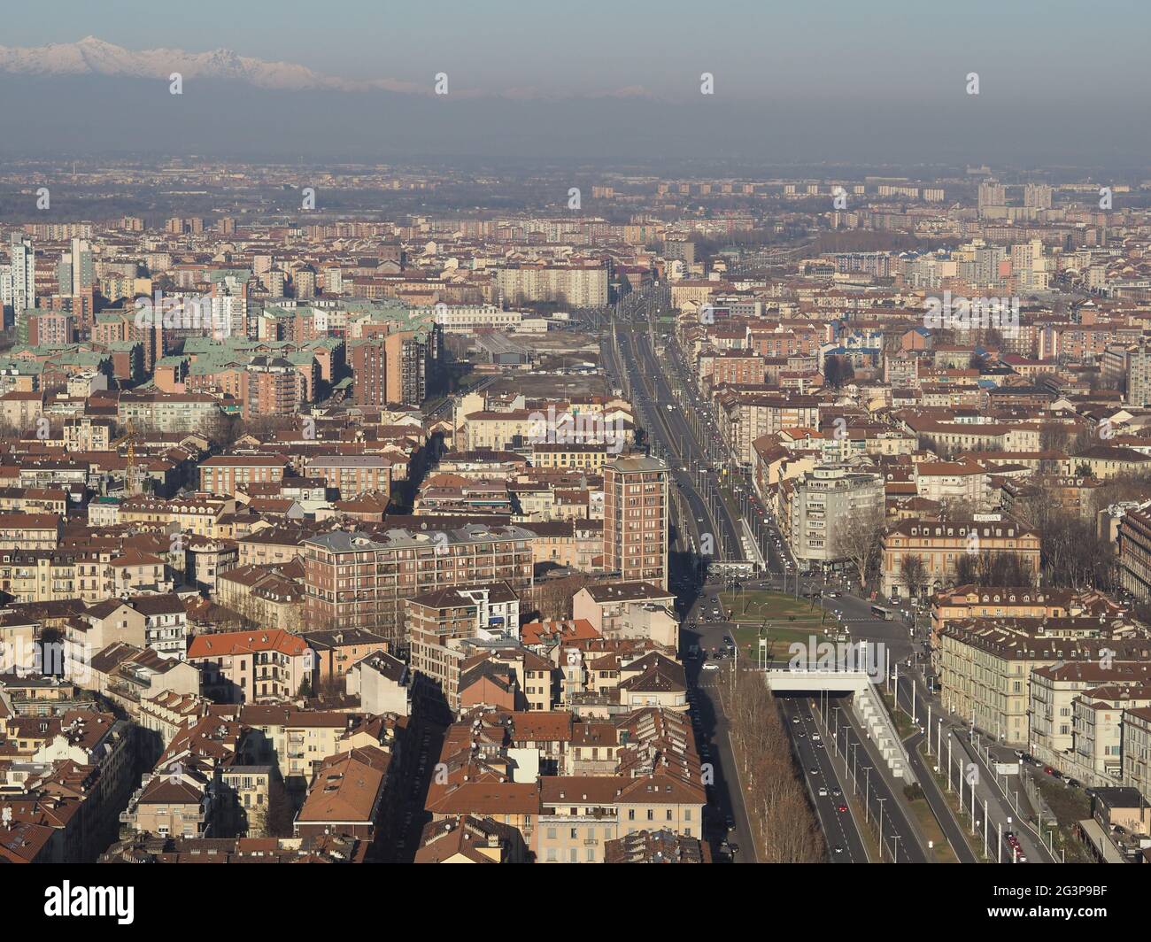 Aerial view of Turin Stock Photo - Alamy