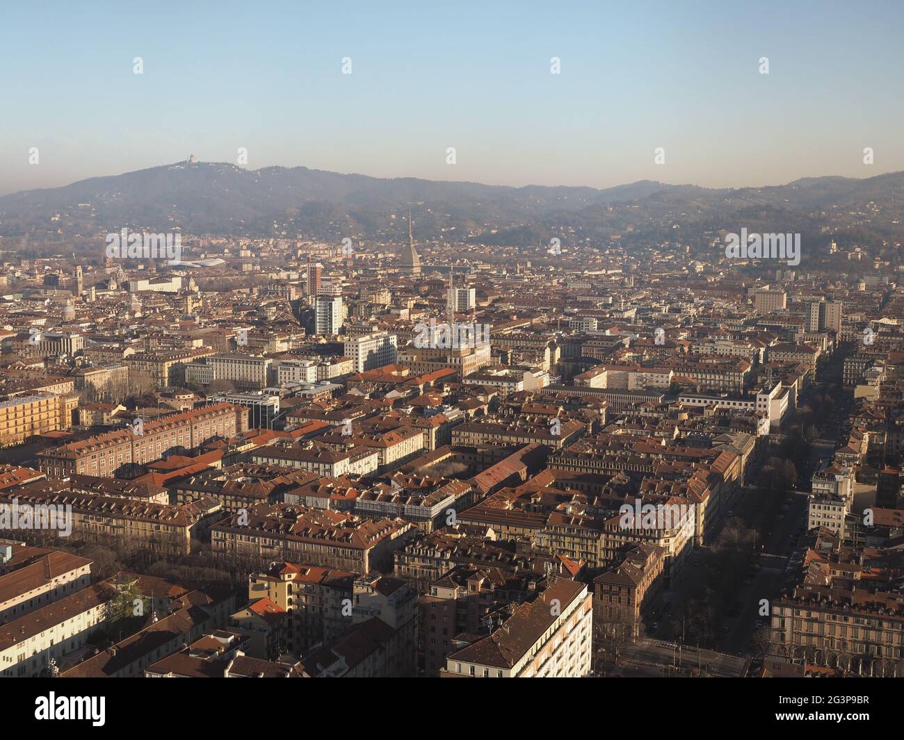 Aerial view of Turin Stock Photo - Alamy