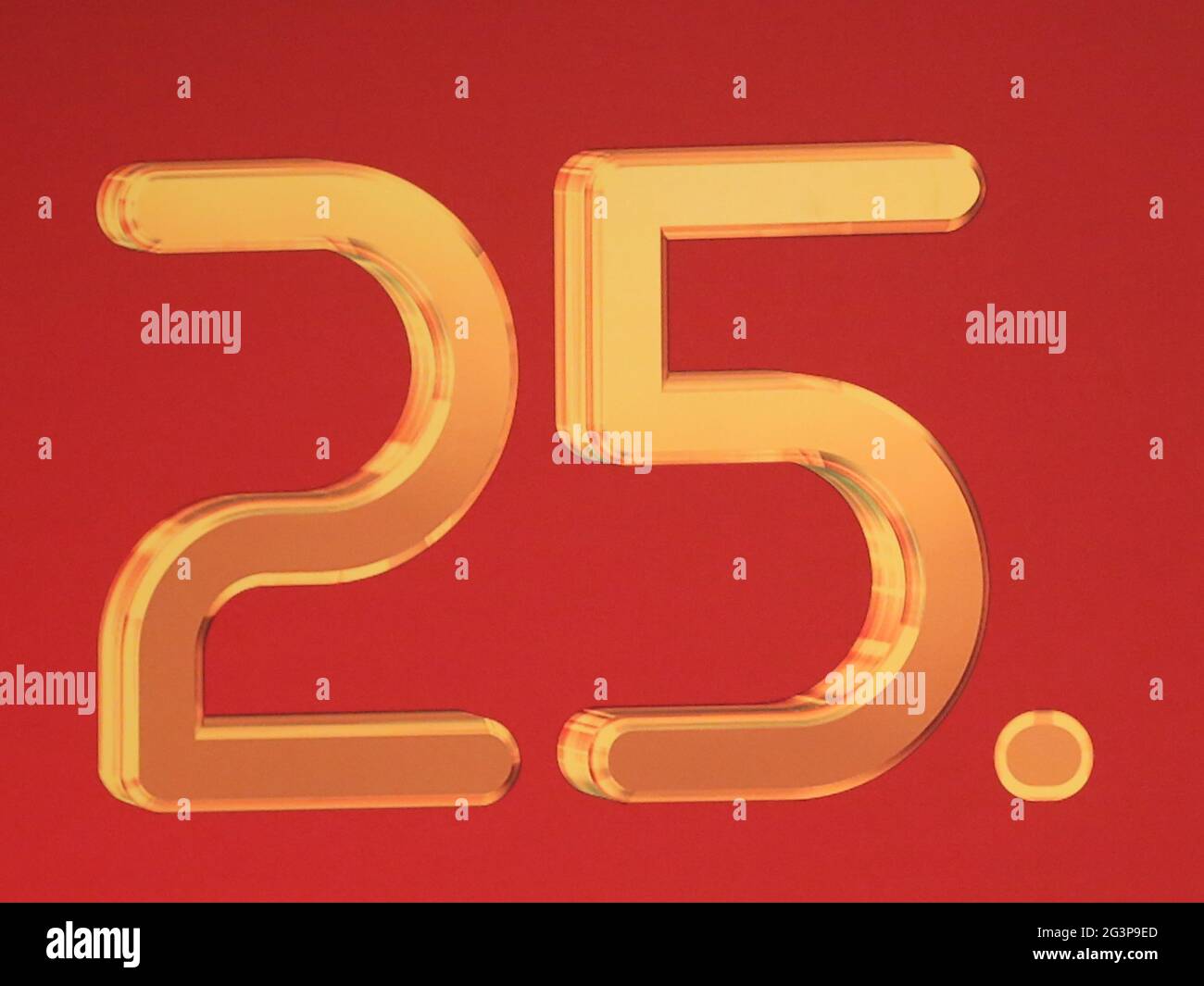 Number 25 hi-res stock photography and images - Alamy