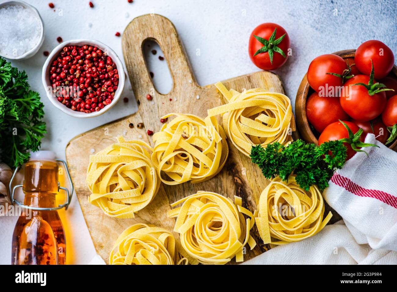 Pasta ingredients concept hi-res stock photography and images - Alamy