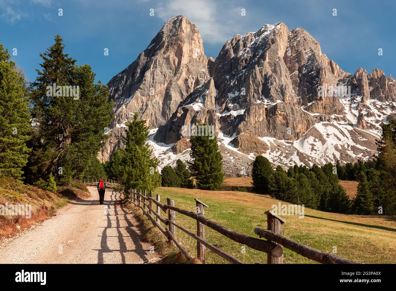 Dolomites mountains in the North of Italy, Trentino, Alp. Nature ...