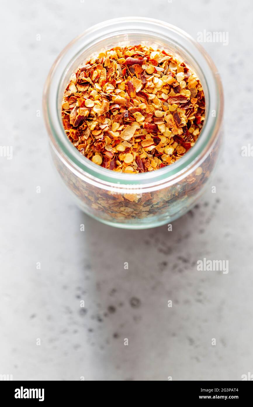 Indian dried red chillies hi-res stock photography and images - Alamy