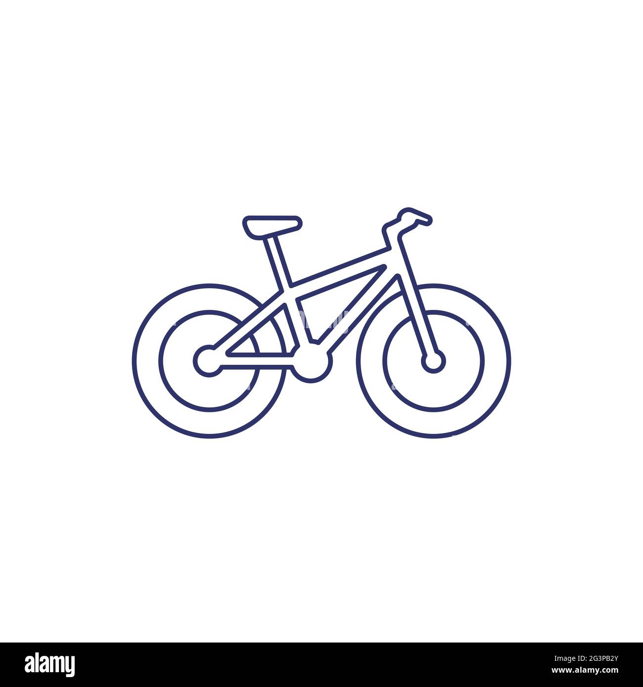 Snow on bicycle Stock Vector Images - Alamy