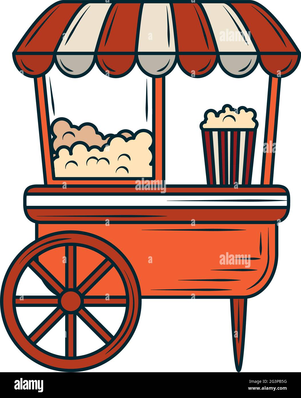 Candy pop corn Stock Vector Images - Alamy