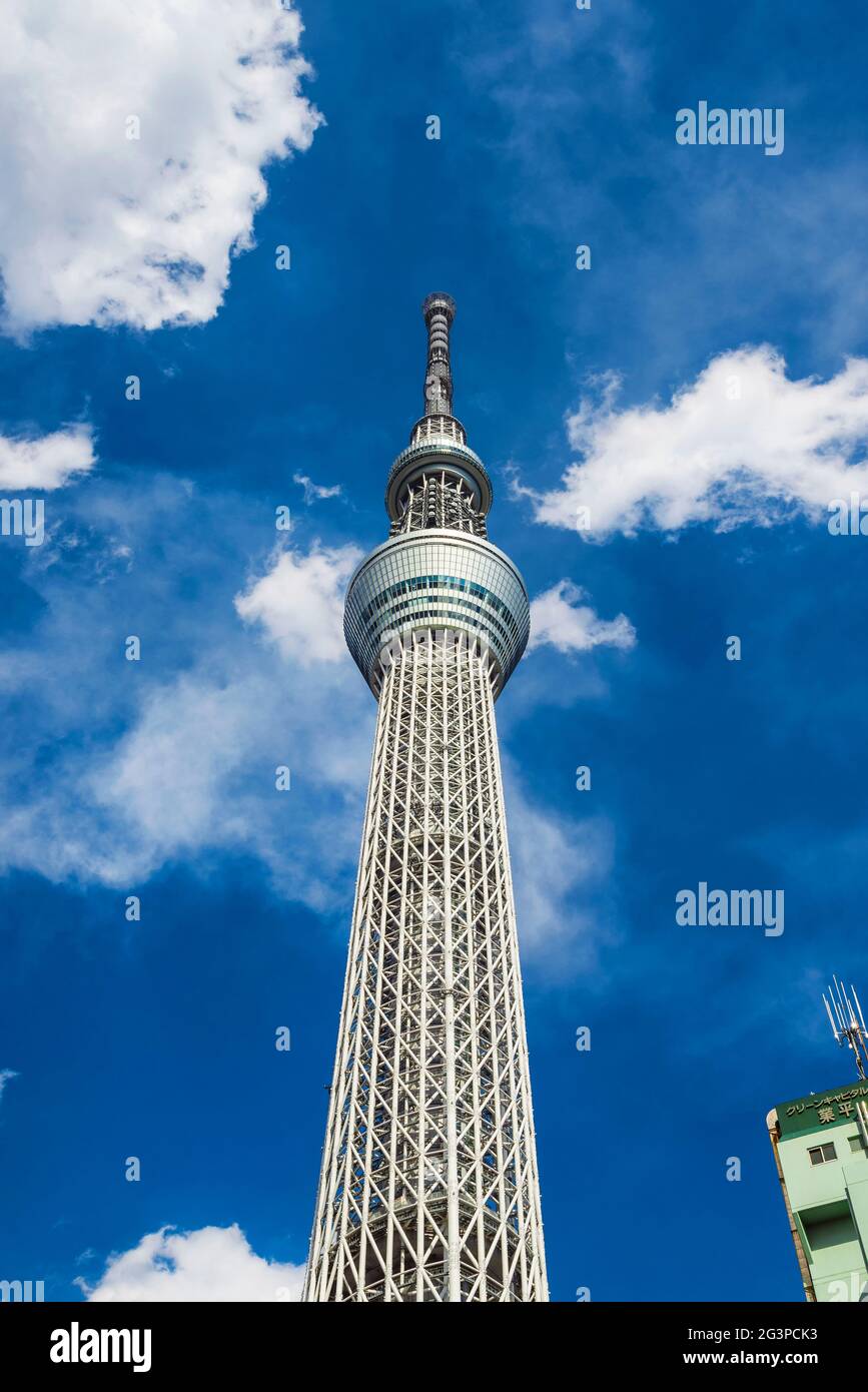 Tokyo Skytree, the tallest communication tower in the world, among ...