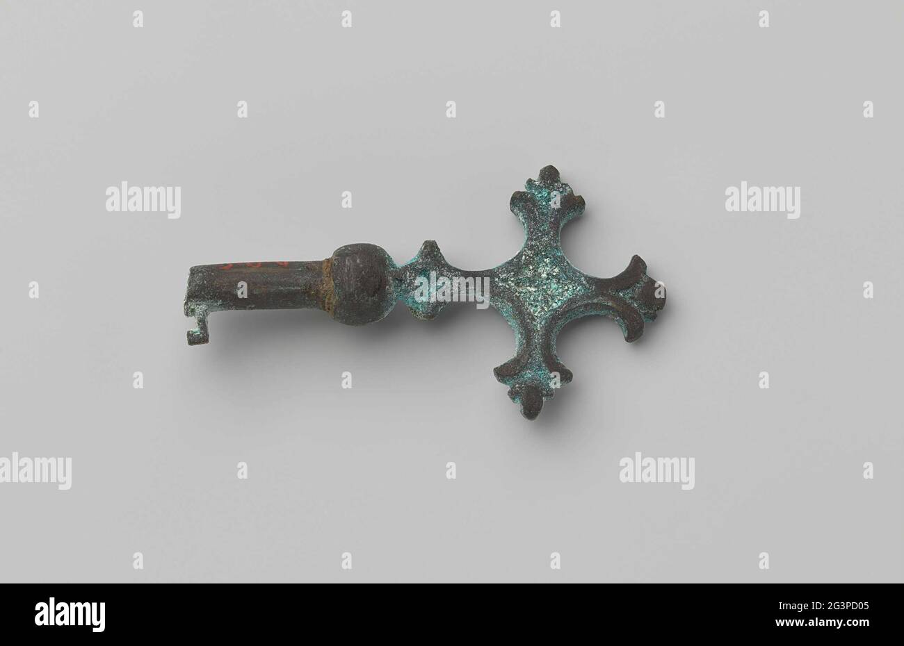 Pipe key with stylized cross-shaped handle. Pipe key with stylized ...
