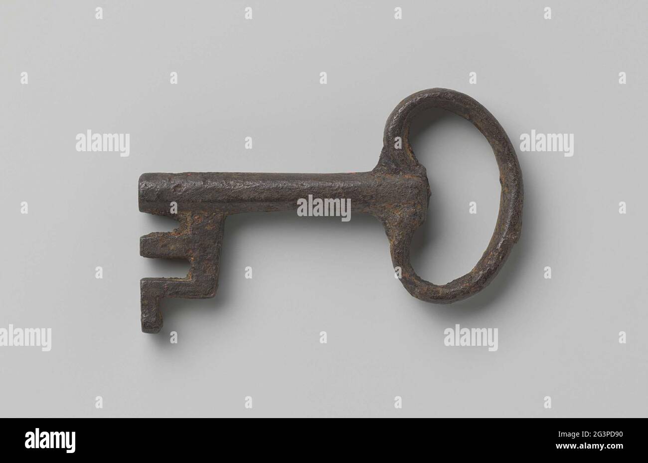 Key. Key with bean-shaped eye Stock Photo - Alamy
