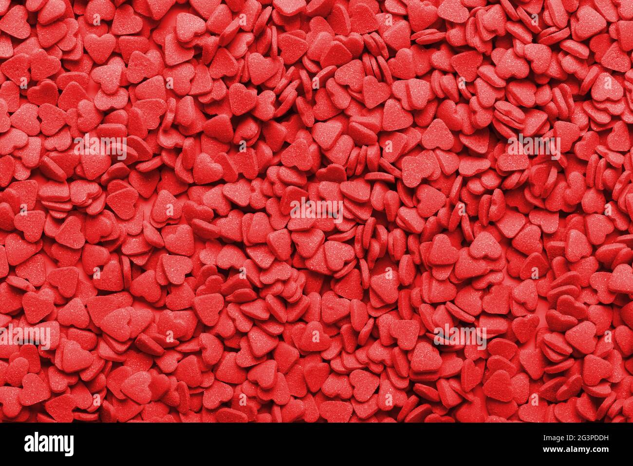 Heart shape red sweet candies Stock Photo - Alamy