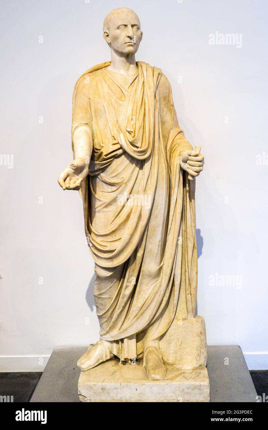 Roman Toga Statue