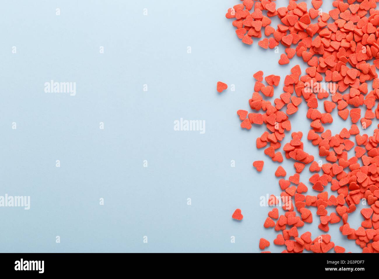 Red sweet hearts candies Stock Photo - Alamy