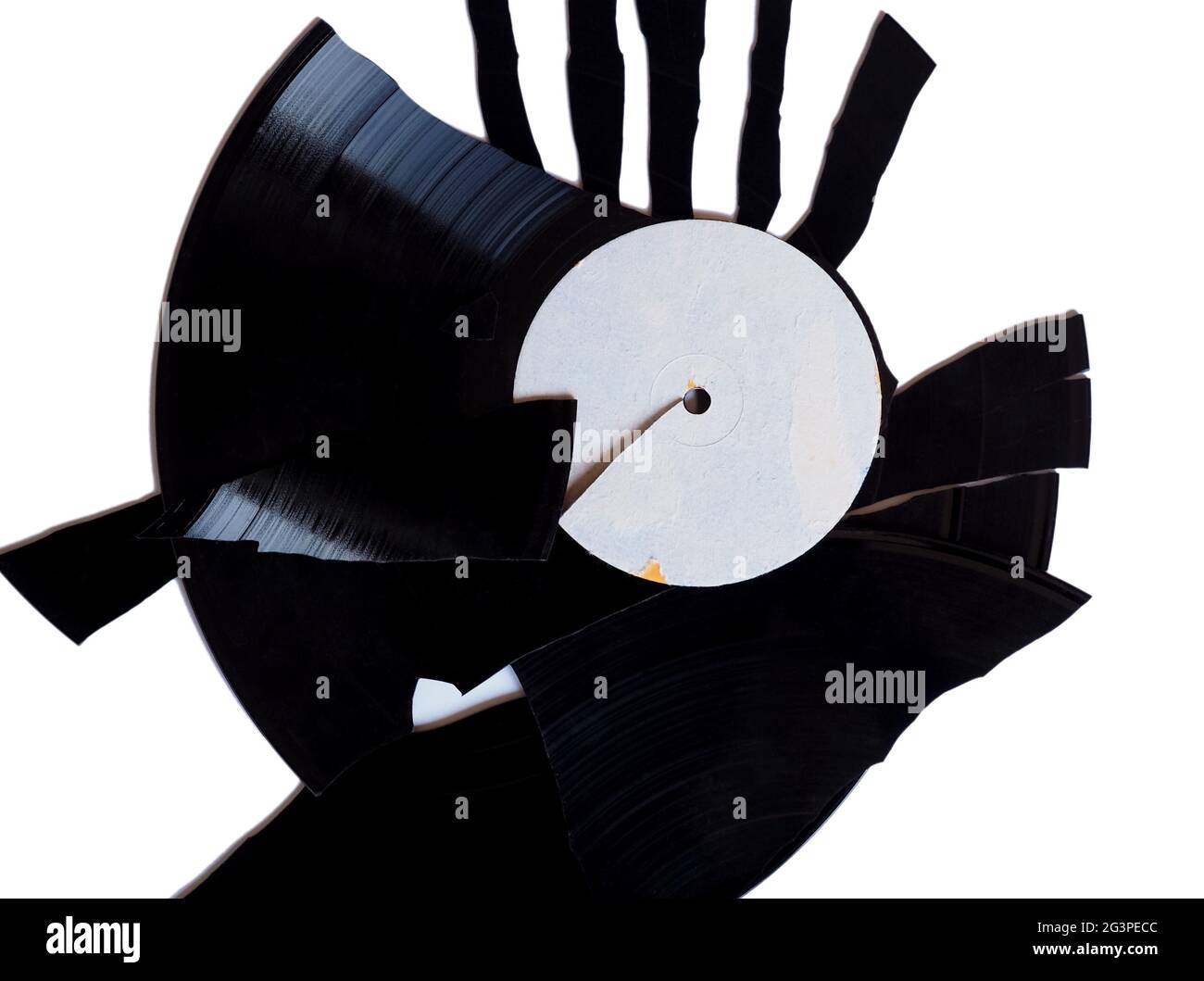 Broken vinyl record hi-res stock photography and images - Alamy