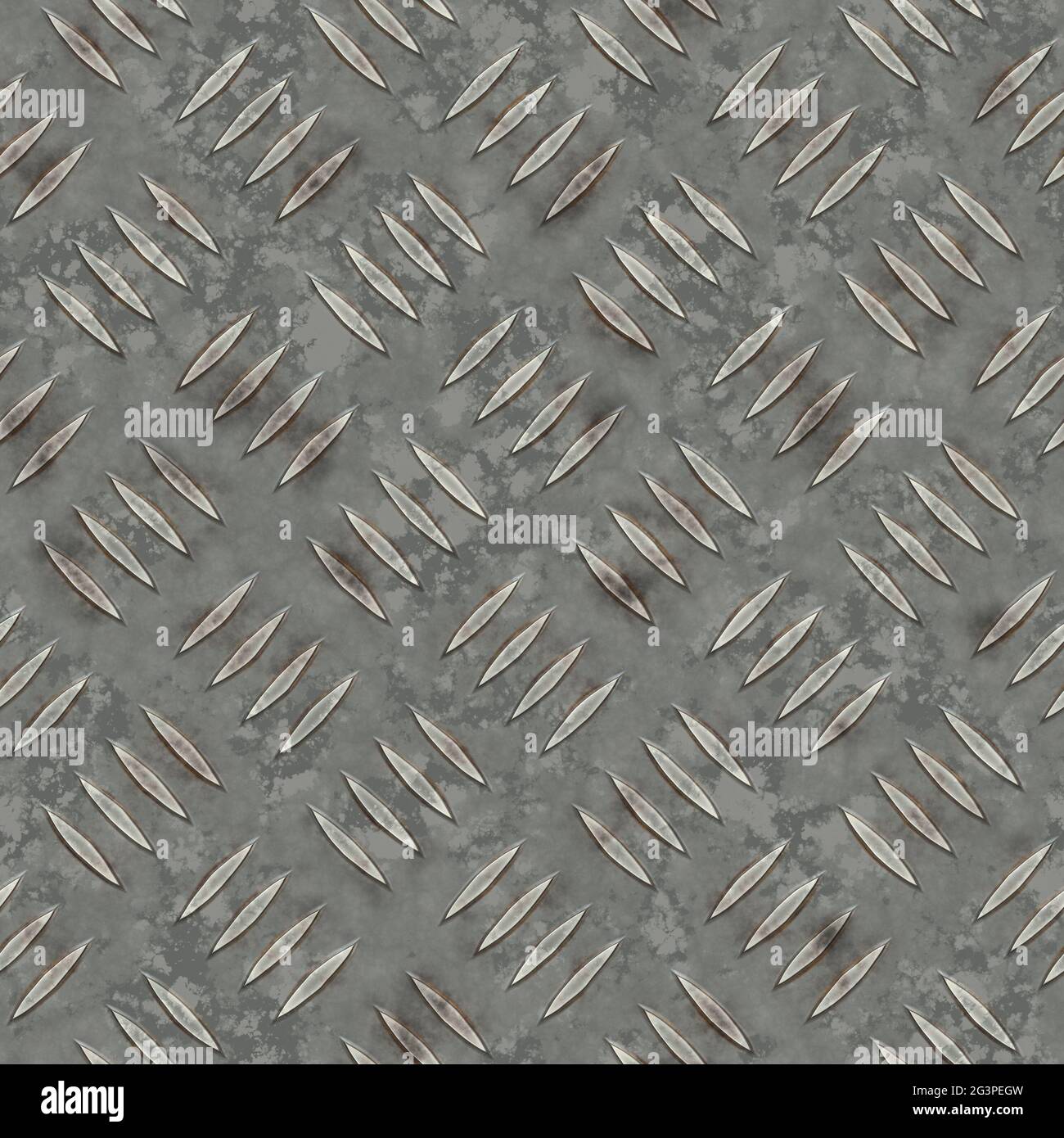 Metal diamond pattern non-skid gray wrap around texture seamless tile ...
