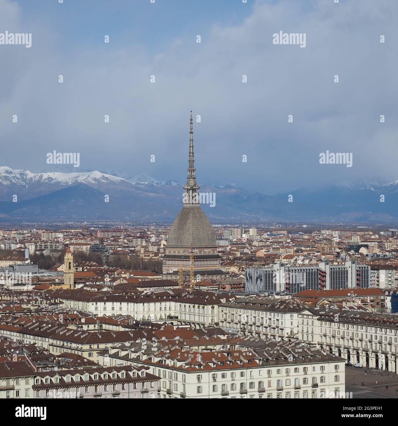 Aerial view of Turin Stock Photo - Alamy