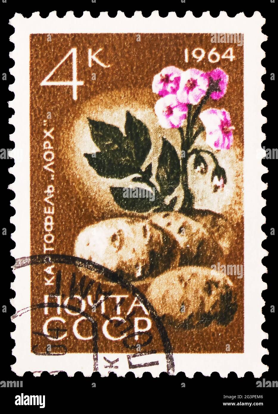 MOSCOW, RUSSIA - MARCH 22, 2020: Postage stamp printed in Soviet Union ...