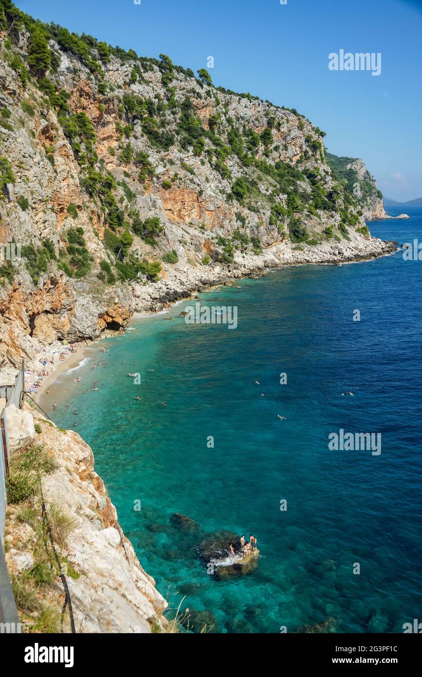 Croatia, Pasjaca beach Stock Photo - Alamy