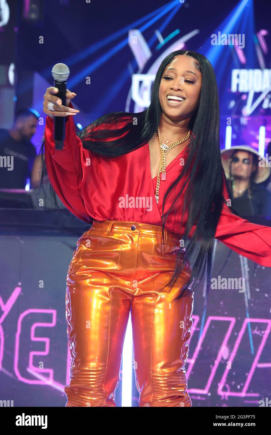 Miami, FL, USA. 16th June, 2021. Trina at Verzuz: Eve vs. Trina at ...
