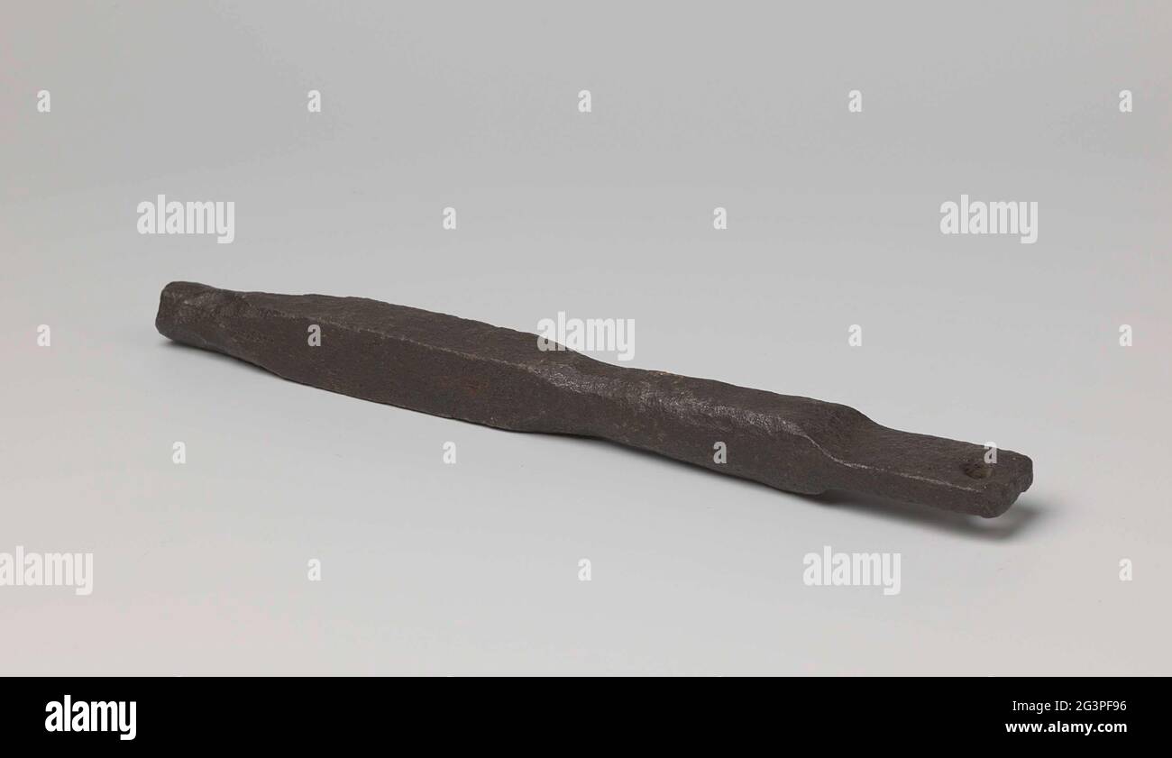 Iron ash or tear stone pivot. Iron shaft or pivot of grindstone; Parts ...