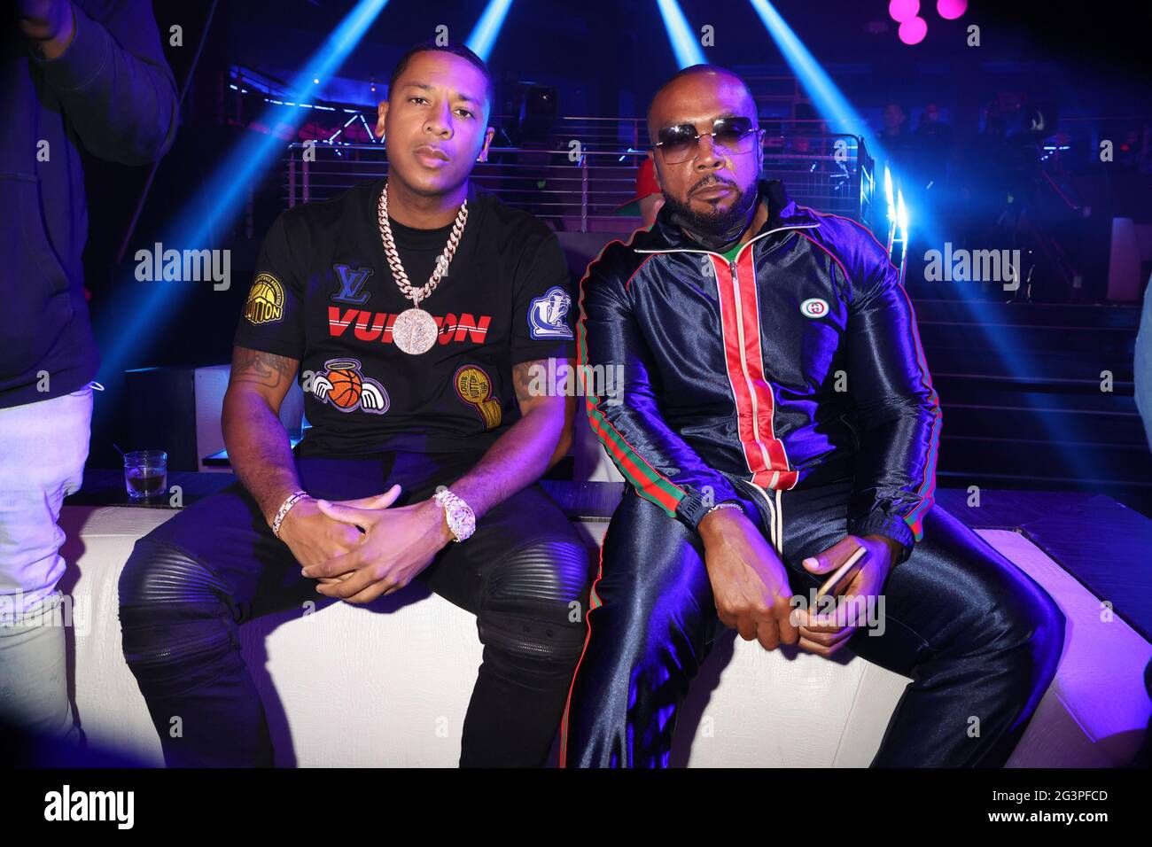 Miami, FL, USA. 16th June, 2021. Brooklyn Johnny and Timbaland at ...