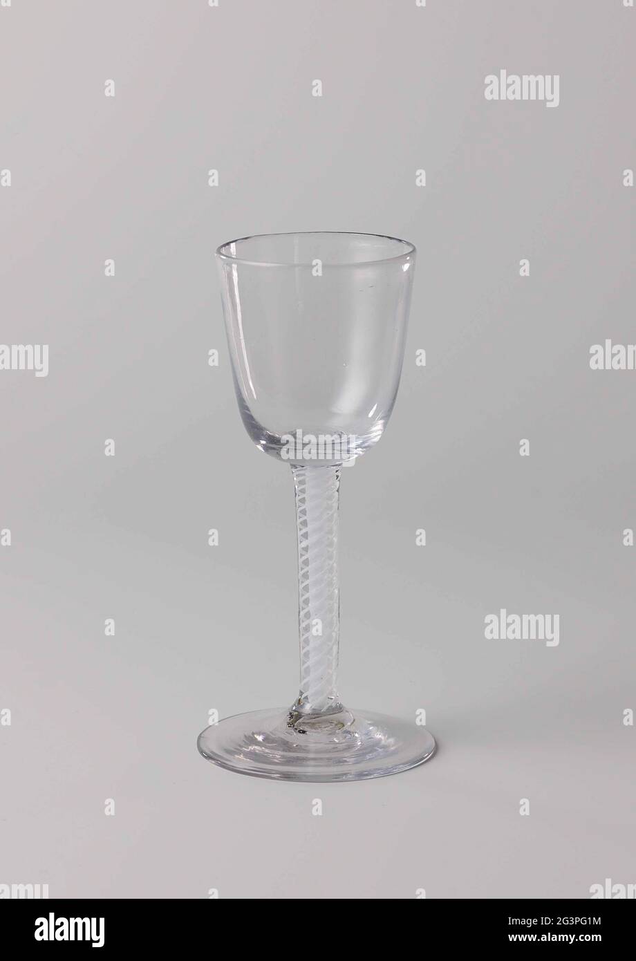 Slinger glass with conical chalice. Slinger glass with conical foot and ...