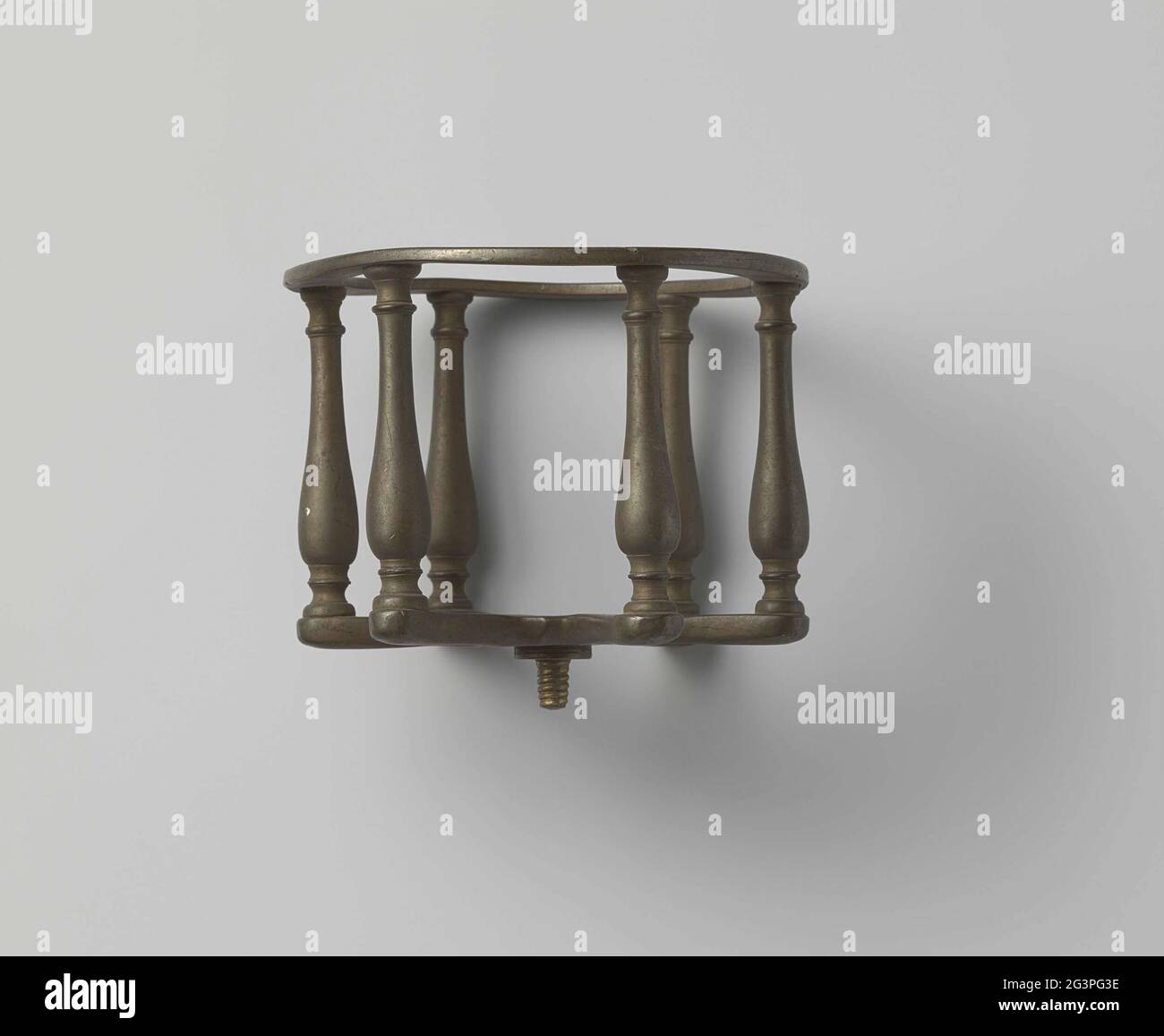 Holder for hourglass. Holder for hourglass, with associated wall arm ...