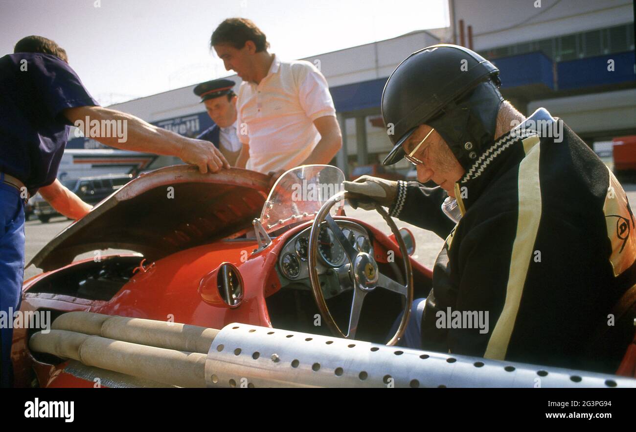 Tom Wheatcroft at the 40th Anniversary of Ferrari at Autodrome Dino ...