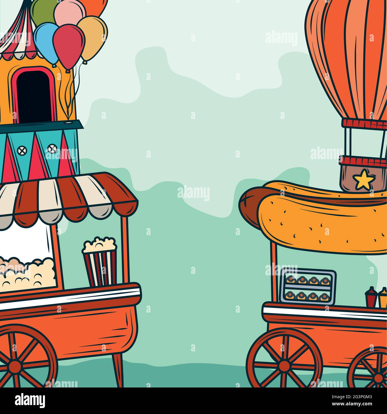 Fun fair booth Stock Vector Images - Alamy