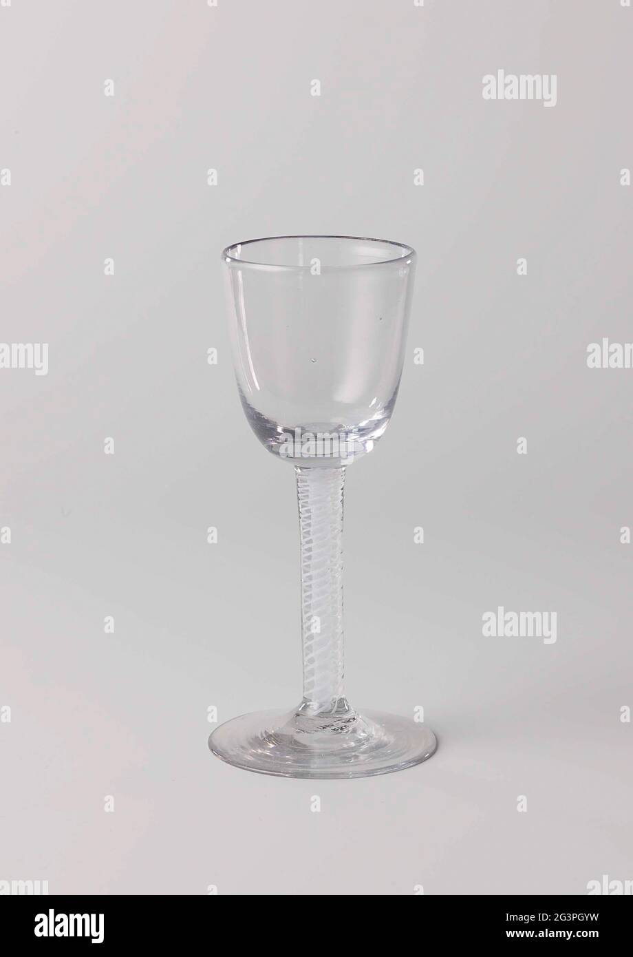 Slinger glass with conical chalice. Slinger glass with conical foot and ...