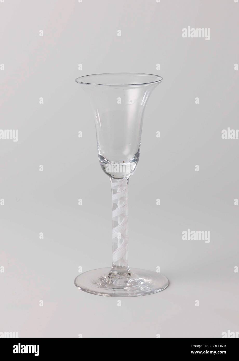 Slinger glass with bell-shaped chalice. Slinger glass with flat foot ...
