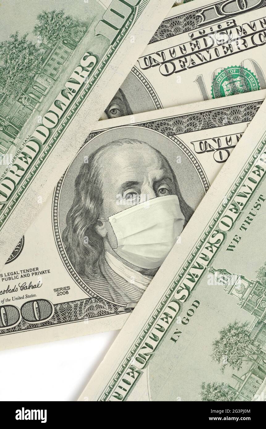 100 dollar bill mask hi-res stock photography and images - Alamy