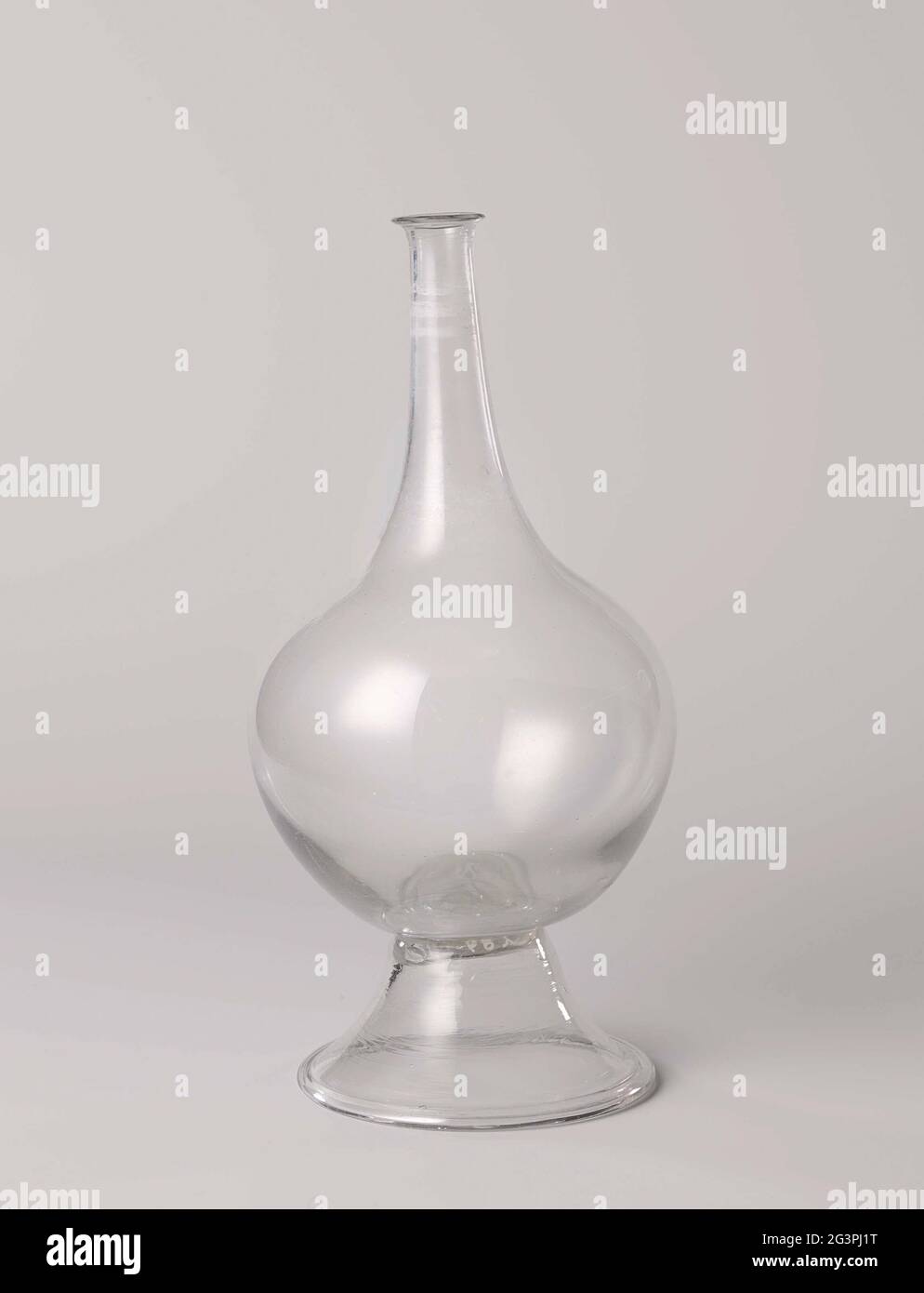 Water lens. High, concave foot with stored edge, spherical body ...