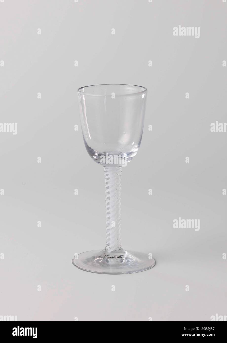 Slinger glass with conical chalice. Slinger glass with conical foot and ...