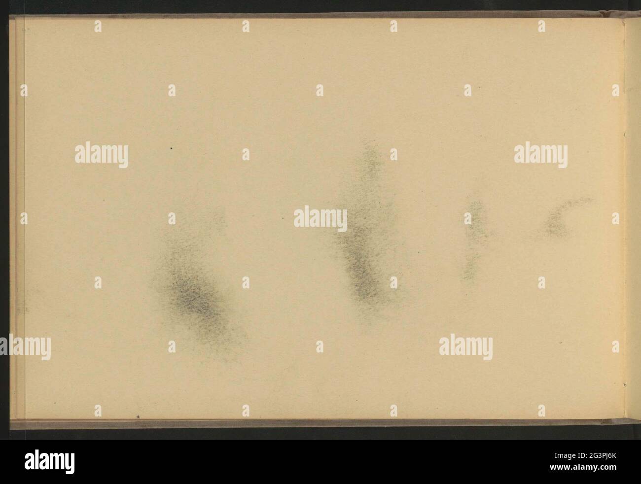 Abklatsch of a chalk drawing. Page 46 From a sketchbook with 60 sheets ...
