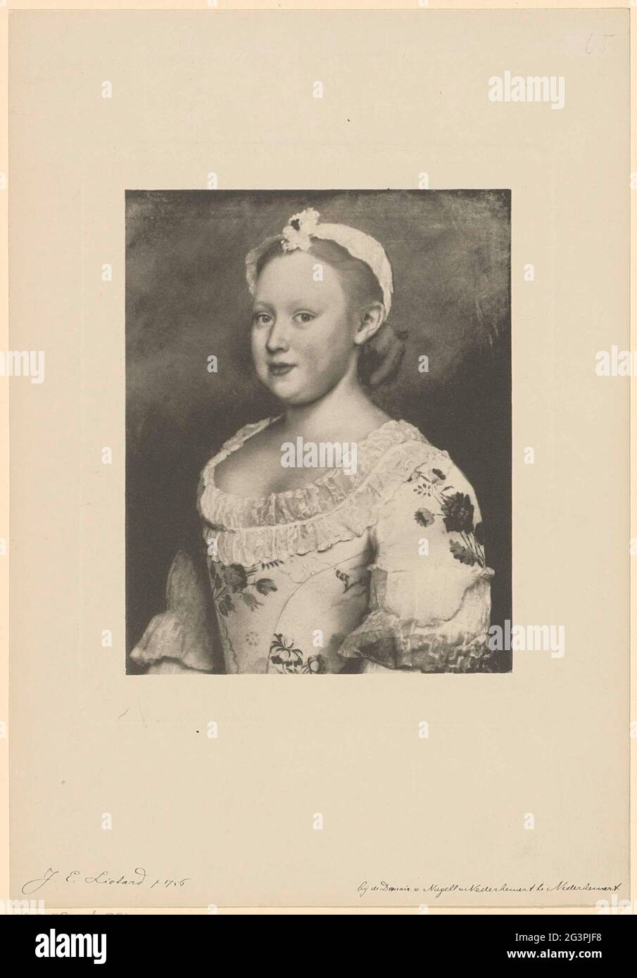 Portrait of Carolina, Princess of Orange-Nassau Stock Photo - Alamy