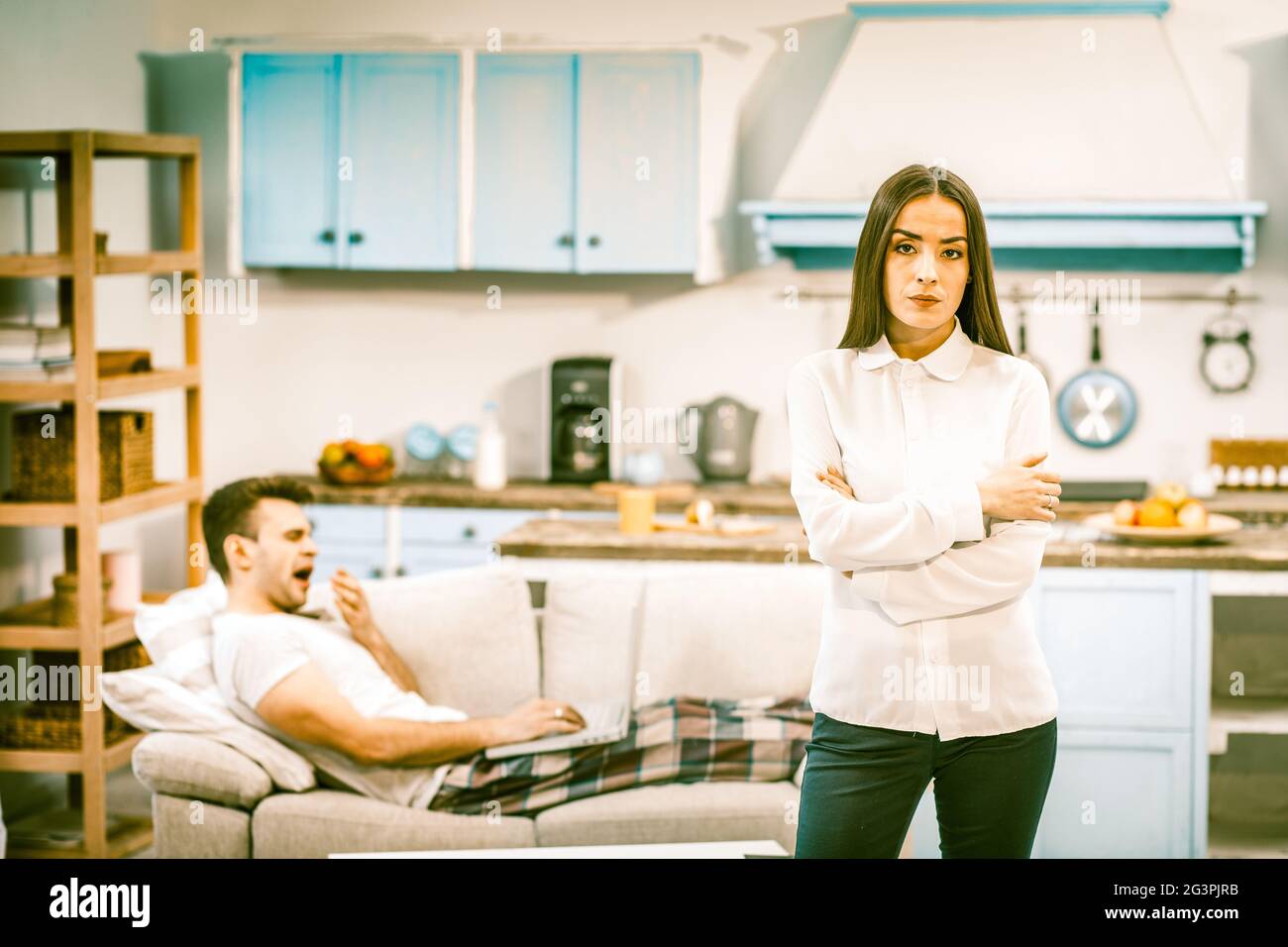 Domestic isolation hi-res stock photography and images - Alamy