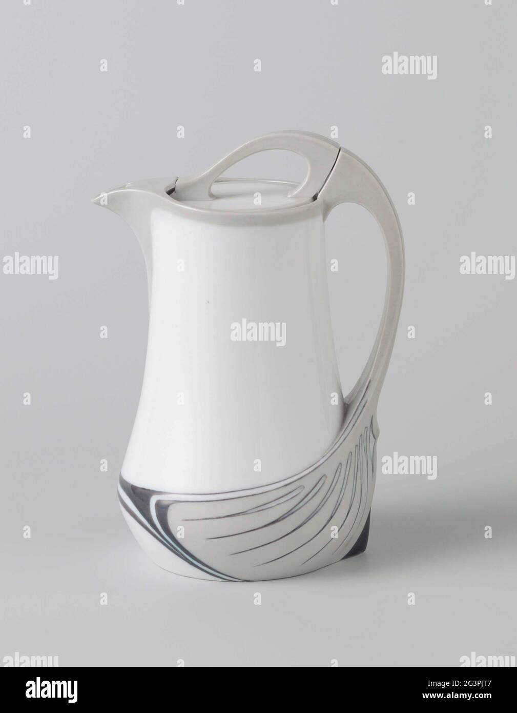 Mokkakan from the 'Saxonia' coffee and tea set. Mochaan of porcelain ...