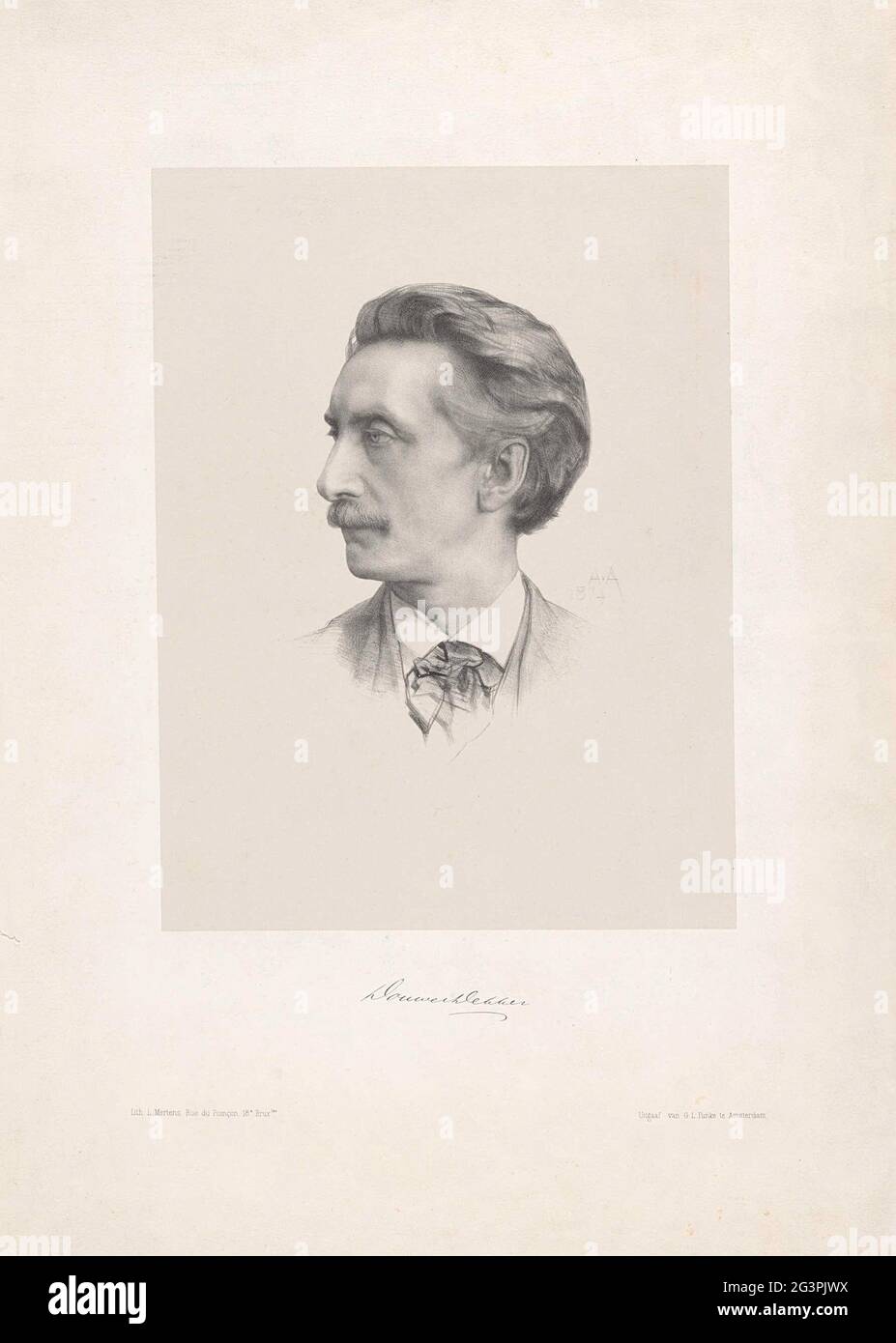 Portrait of multatuli. Under The Portrait Portrait of the Person ...