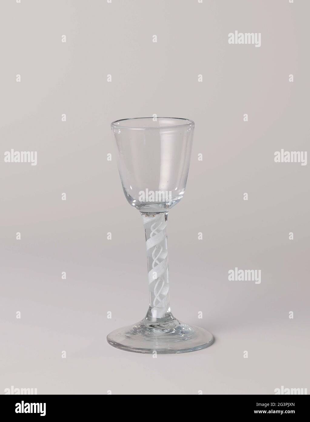 Slinger glass with conical chalice. Slinger glass with conical foot and ...