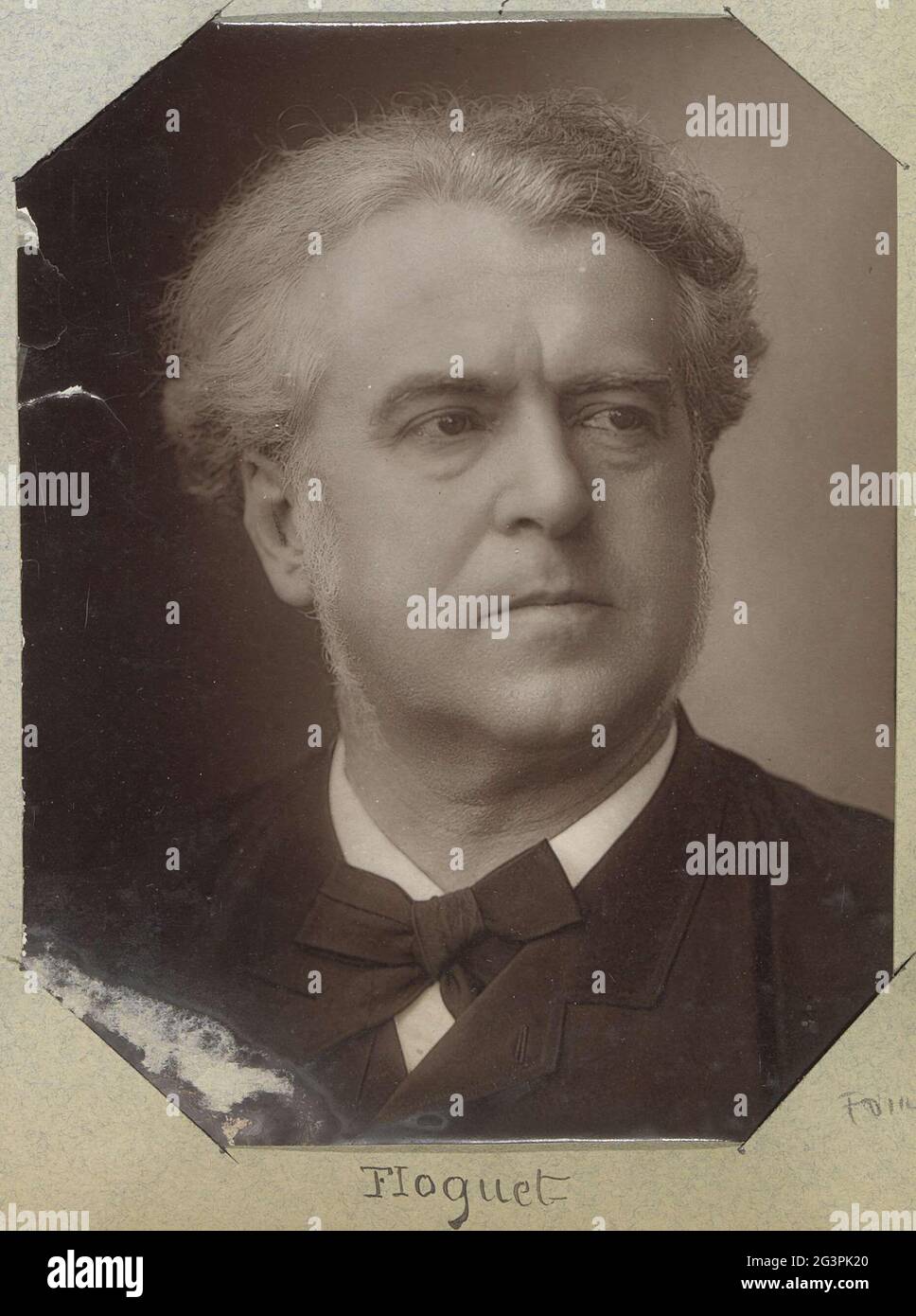 Portrait of Charles Floquet, French politician. Part of a French ...