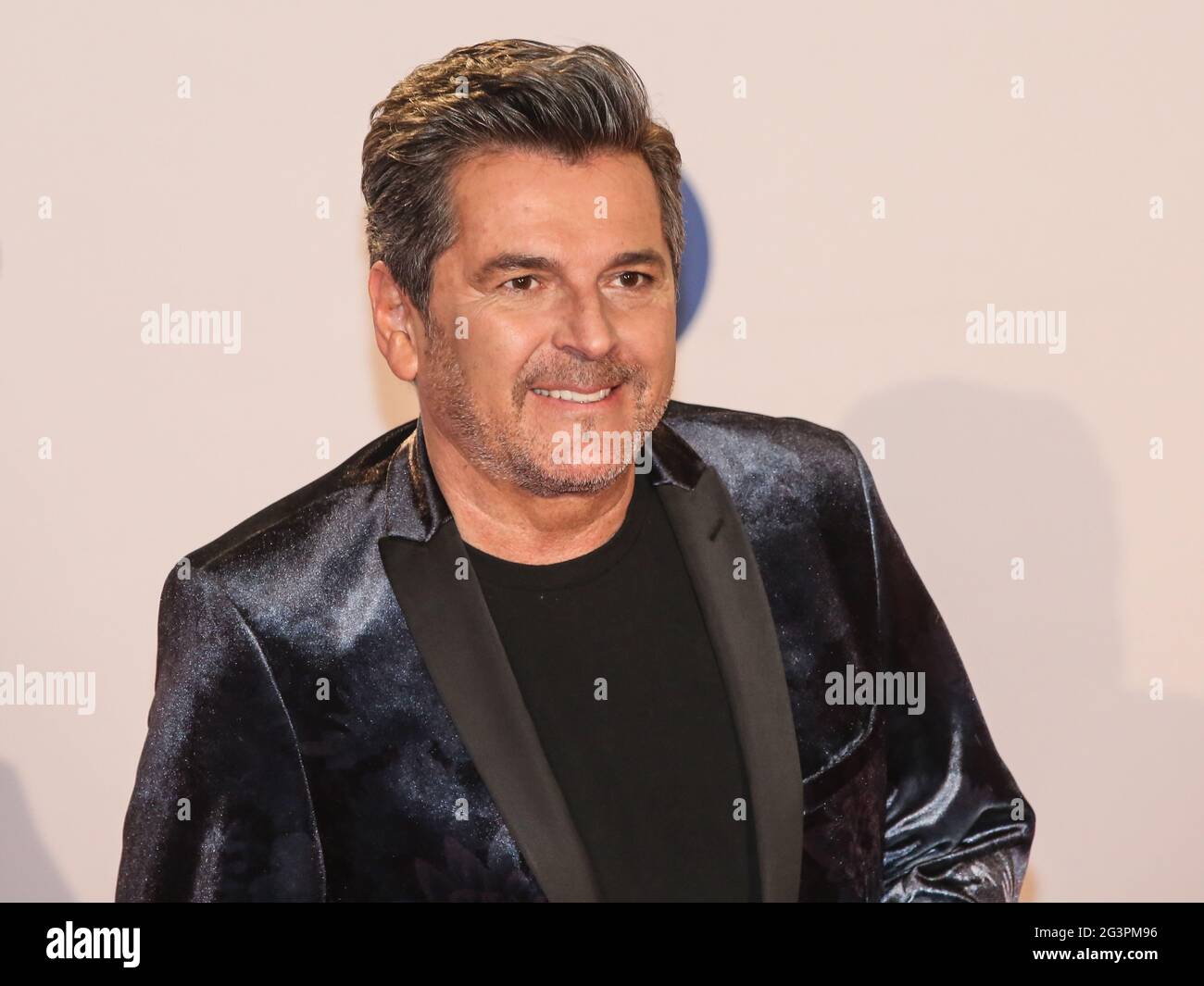 German pop singer Thomas Anders at ARD TV show Schlagerchampions 2020 ...