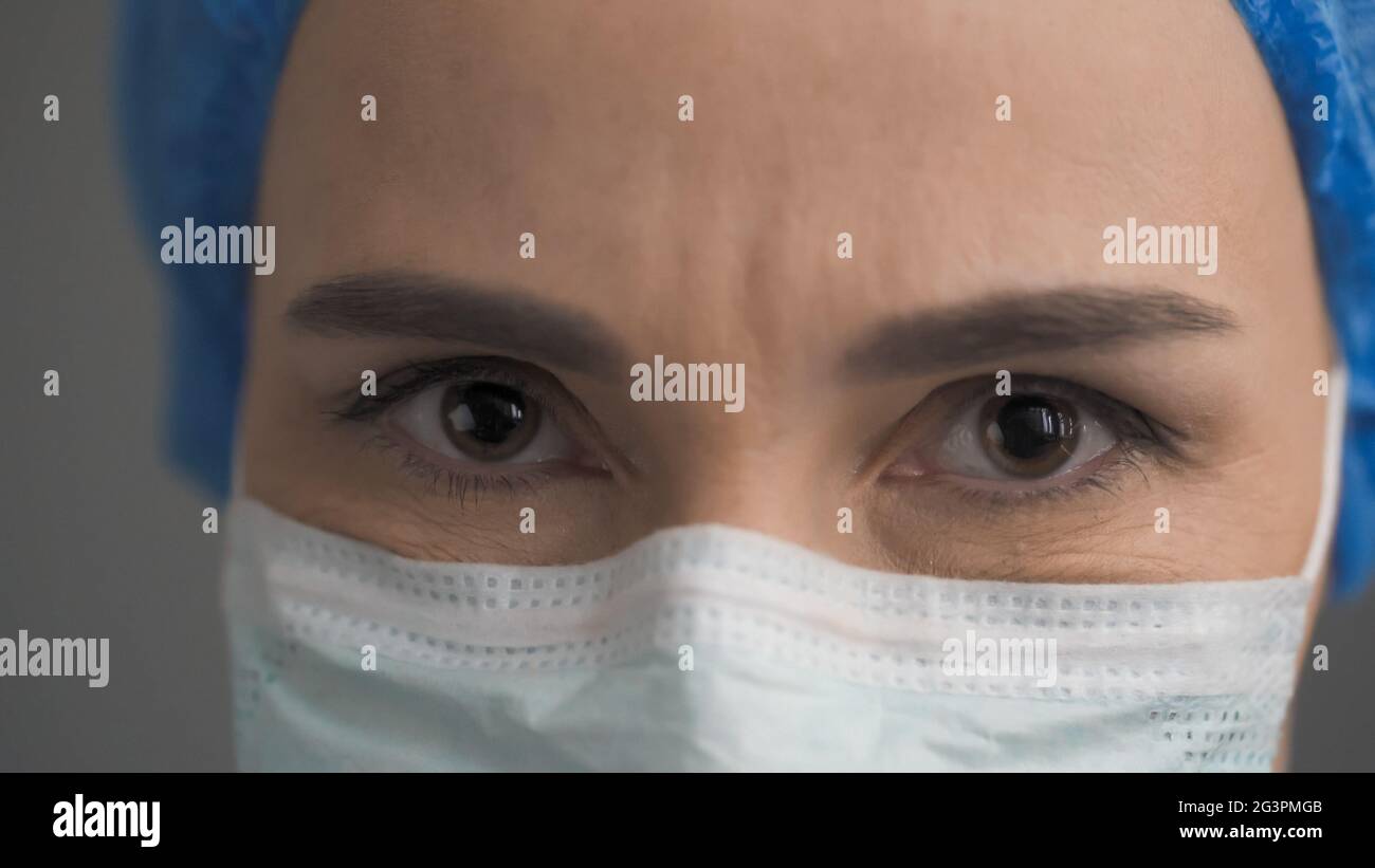 Close up doctor face hi-res stock photography and images - Alamy