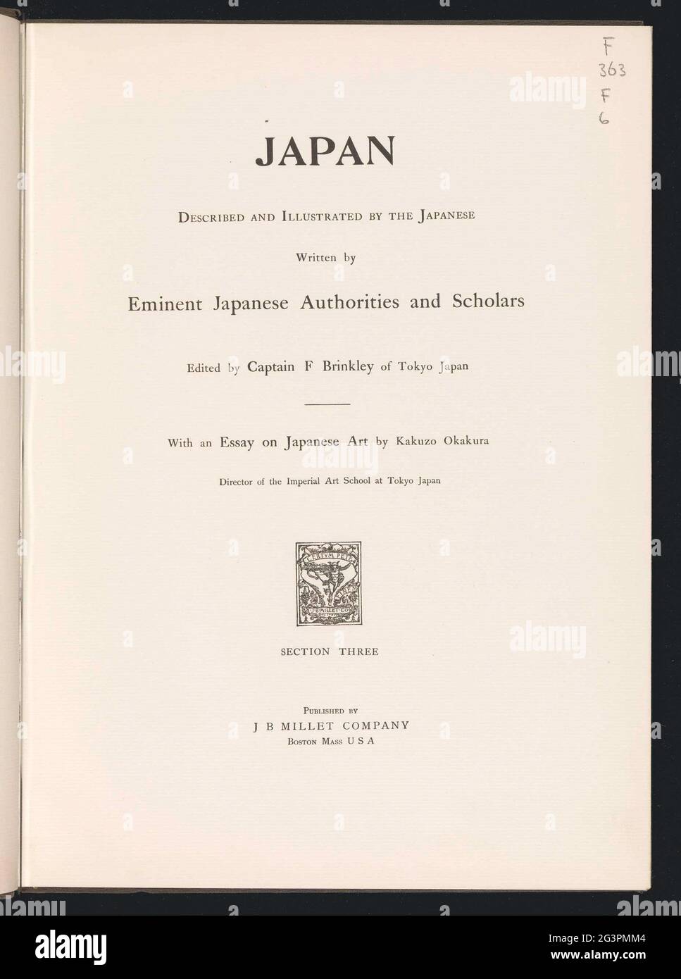 Japan described and illustrated by the Japanese section three Stock ...