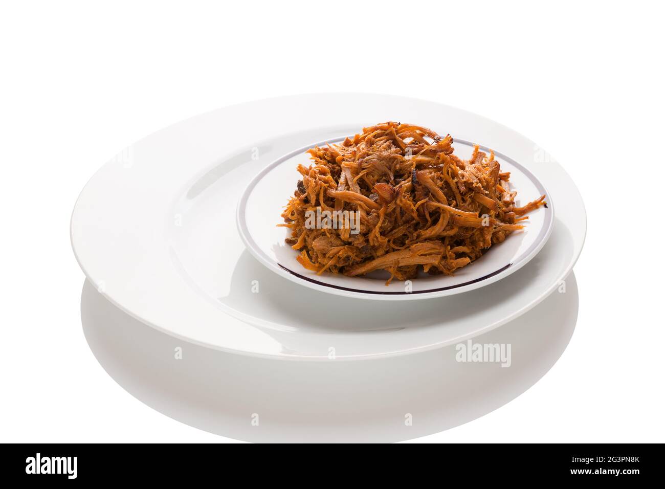Slow cooked pulled pork shoulder Stock Photo - Alamy